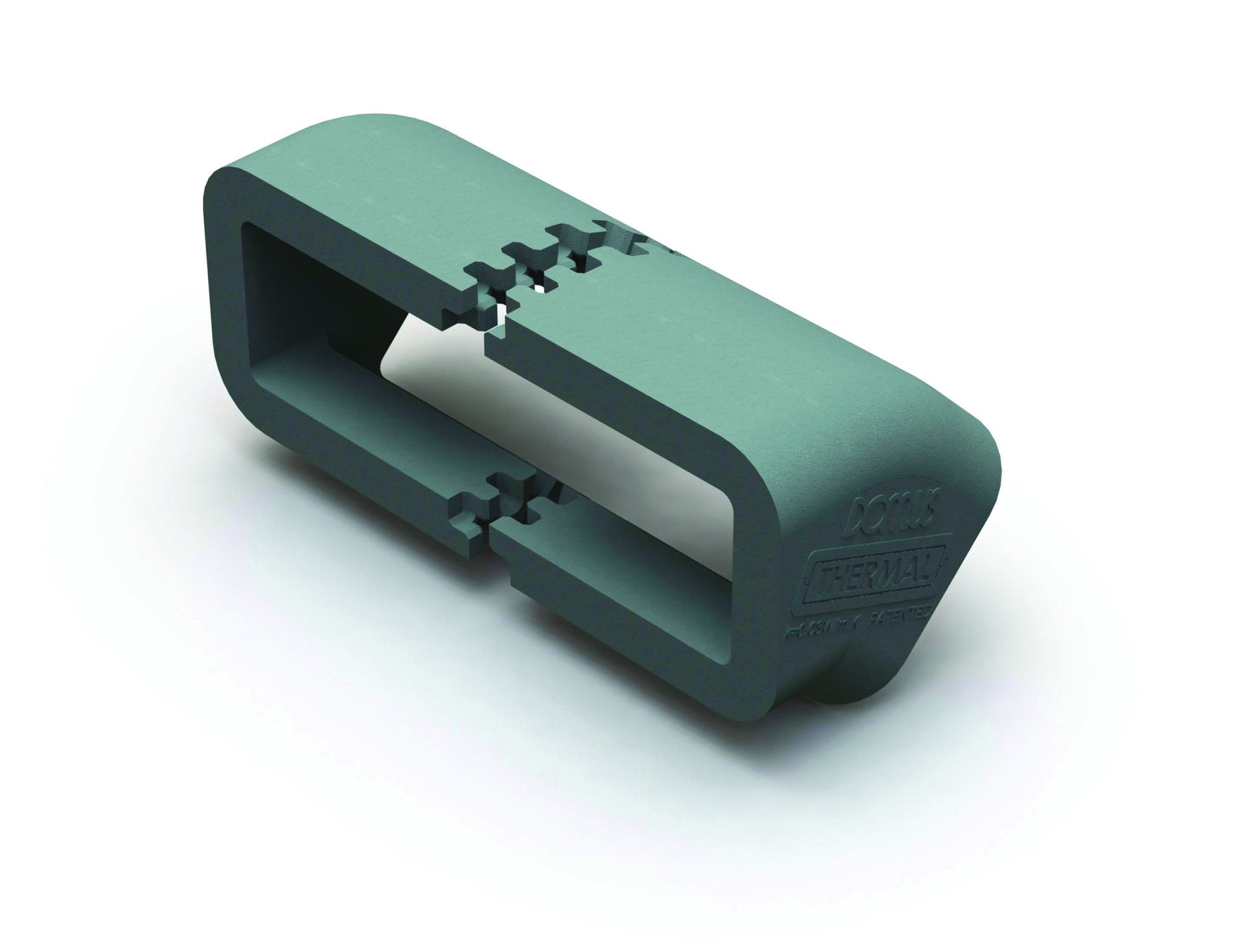 Megaduct 220x90 Duct Insulation 45º Vertical Bend - Domus Ventilation